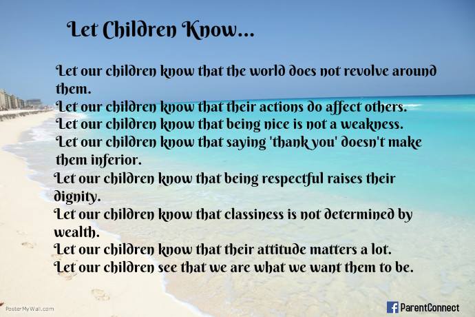 Let Children Know – parent connect